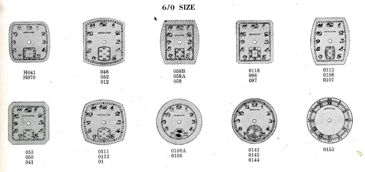 A Way to Identify the Vintage Hamilton Dial You Want or Need - Vintage ...